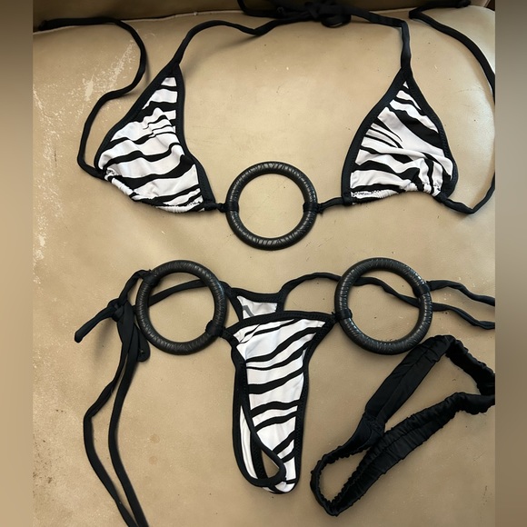 Handmade by Fluid Designs | Swim | Nwot Sexy Skimpy Tritop Tieside ...